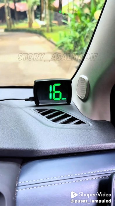 Spedometer digital hud mobil motor universal | Shopee Video Indonesia